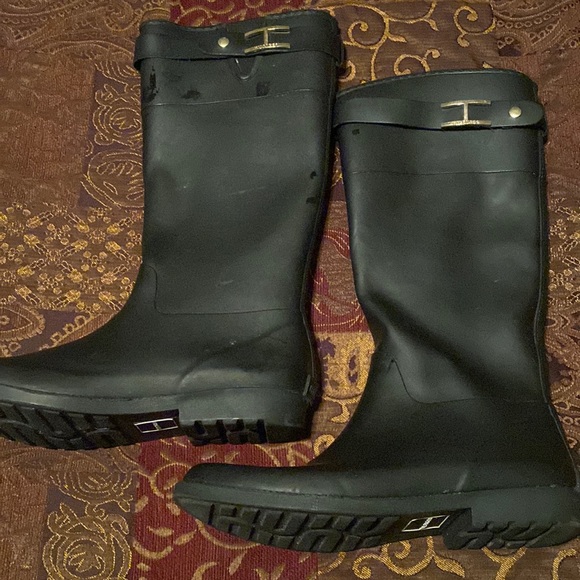 Tommy Hilfiger | Shoes | Tommy Hilfiger Slicker Boot Over Calf | Poshmark